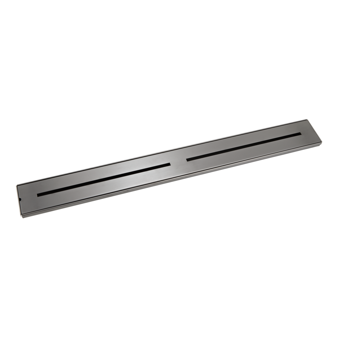 Harper Shower Channel Waste 900mm - Brushed Gunmetal | ABI Interiors