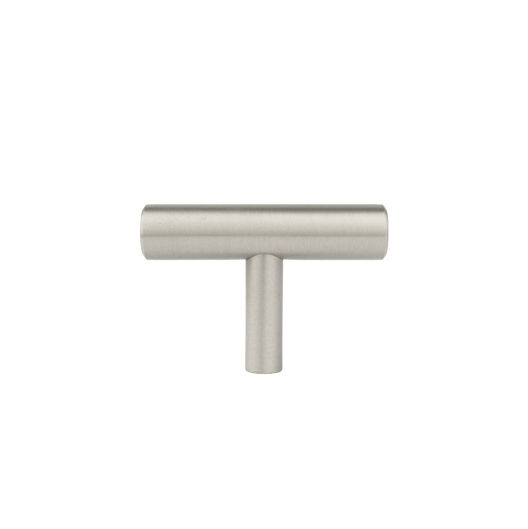 Tezra Cabinetry T Pull 50mm – Brushed Nickel | ABI Interiors