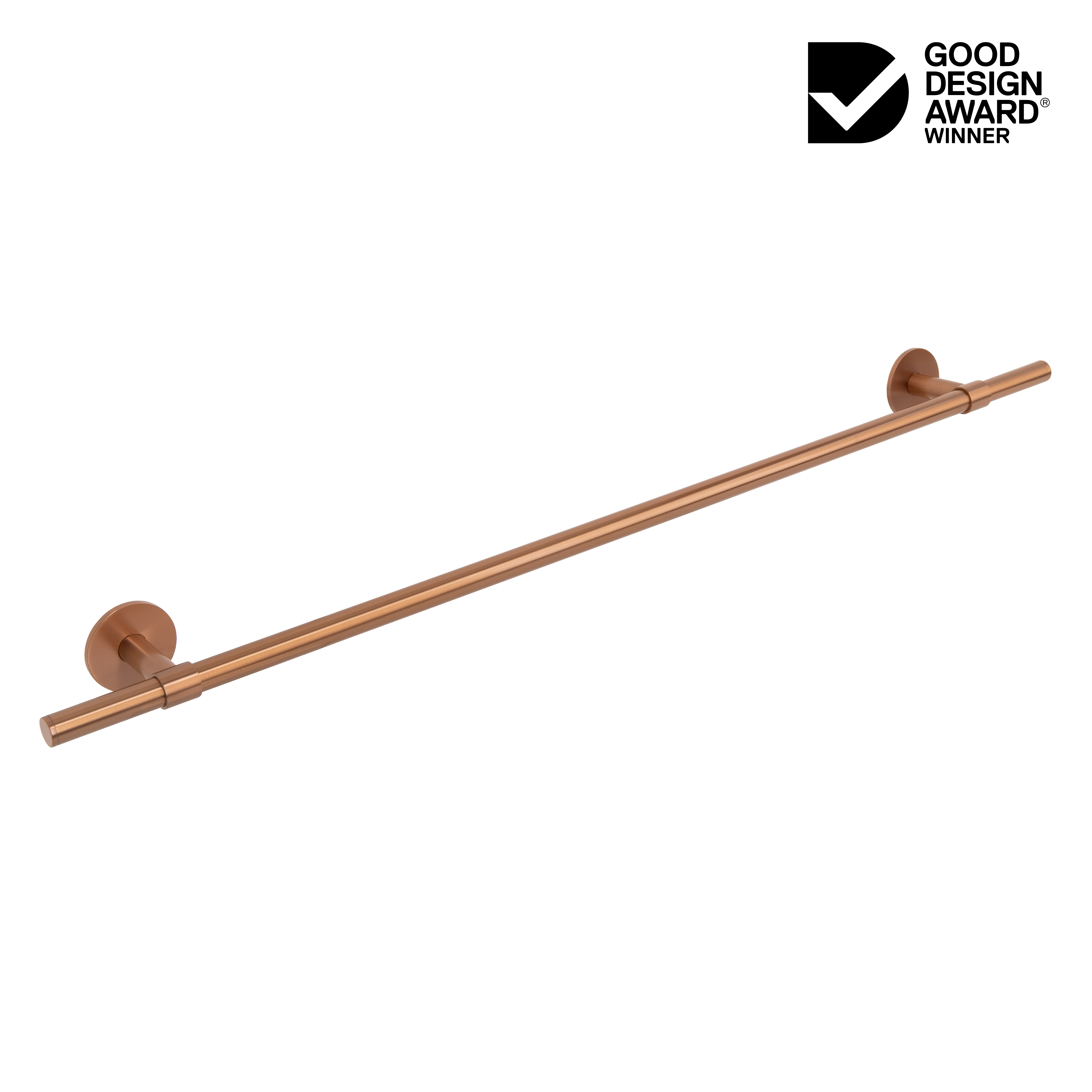 Modi Adjustable Towel Rail 750mm - Brushed Copper | ABI Interiors
