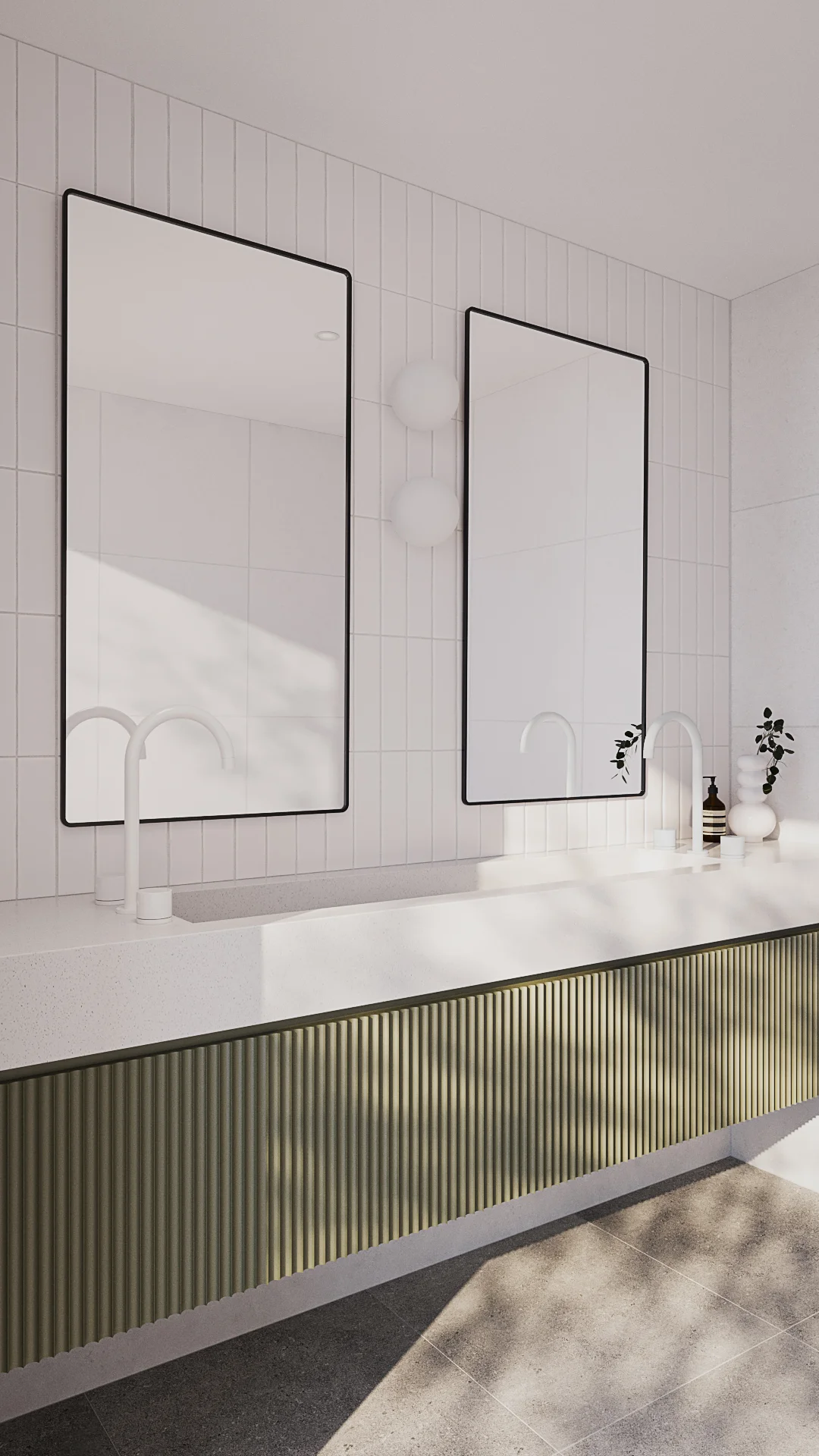 Milani Assembly Bench-Mounted Taps - White | (NZ) ABI Bathrooms & Interiors