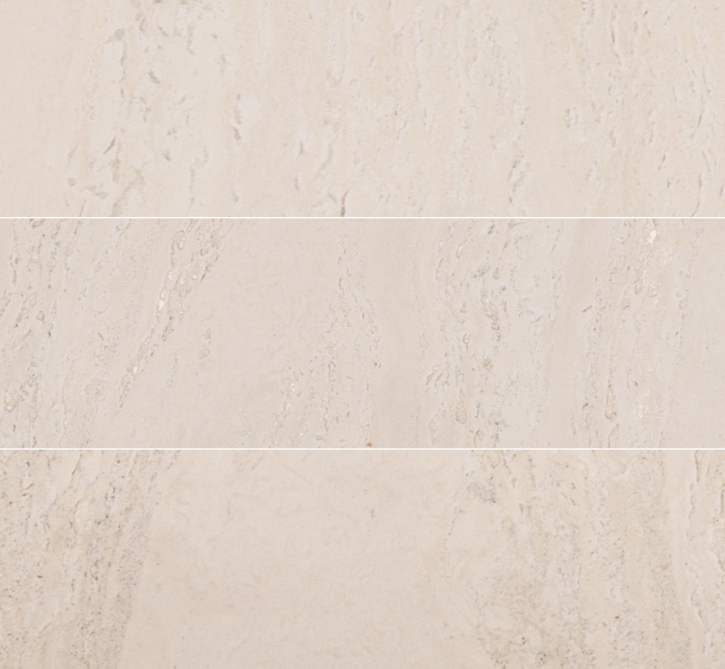 Izmir Travertine Look Tile - Light Beige | ABI Interiors