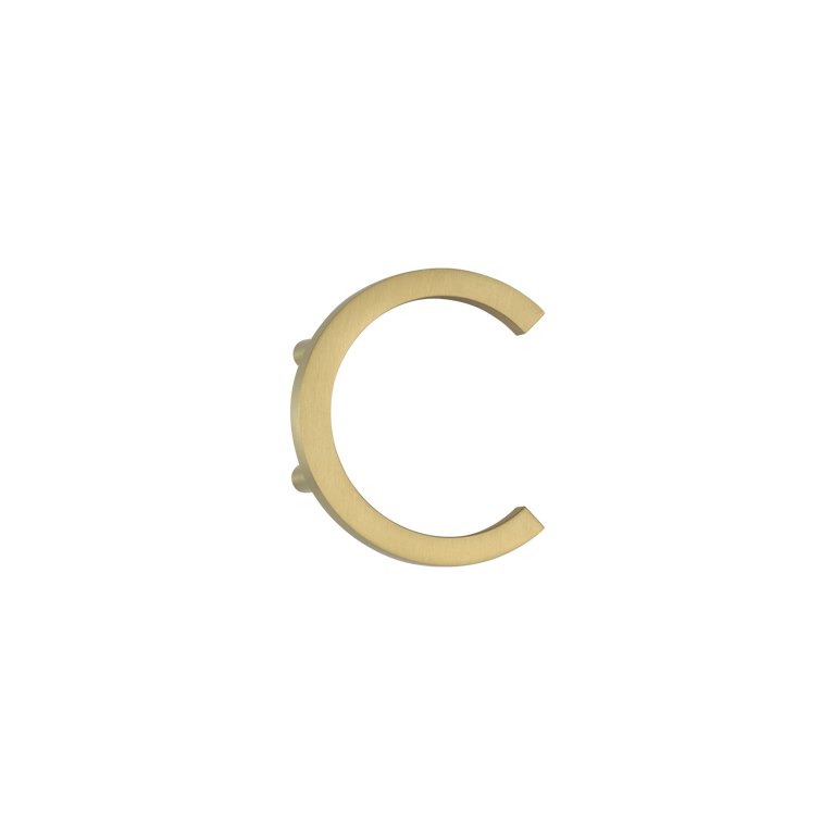 Lettering - Brushed Brass | ABI Interiors