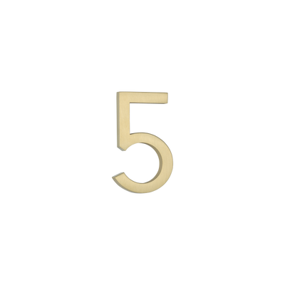 Numbering - Brushed Brass | ABI Interiors