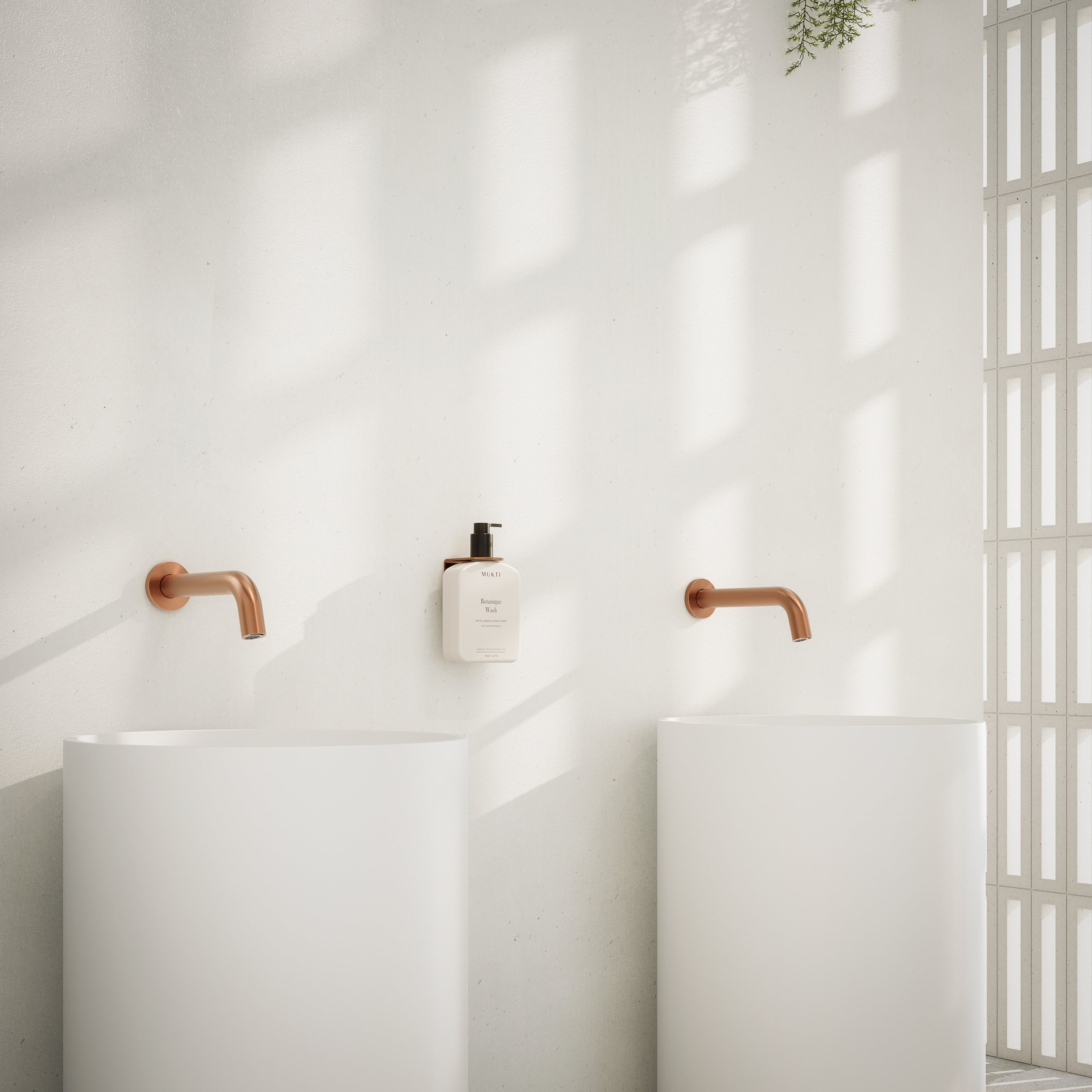 Sensor Wall-Mounted Spout - Brushed Copper | ABI Interiors