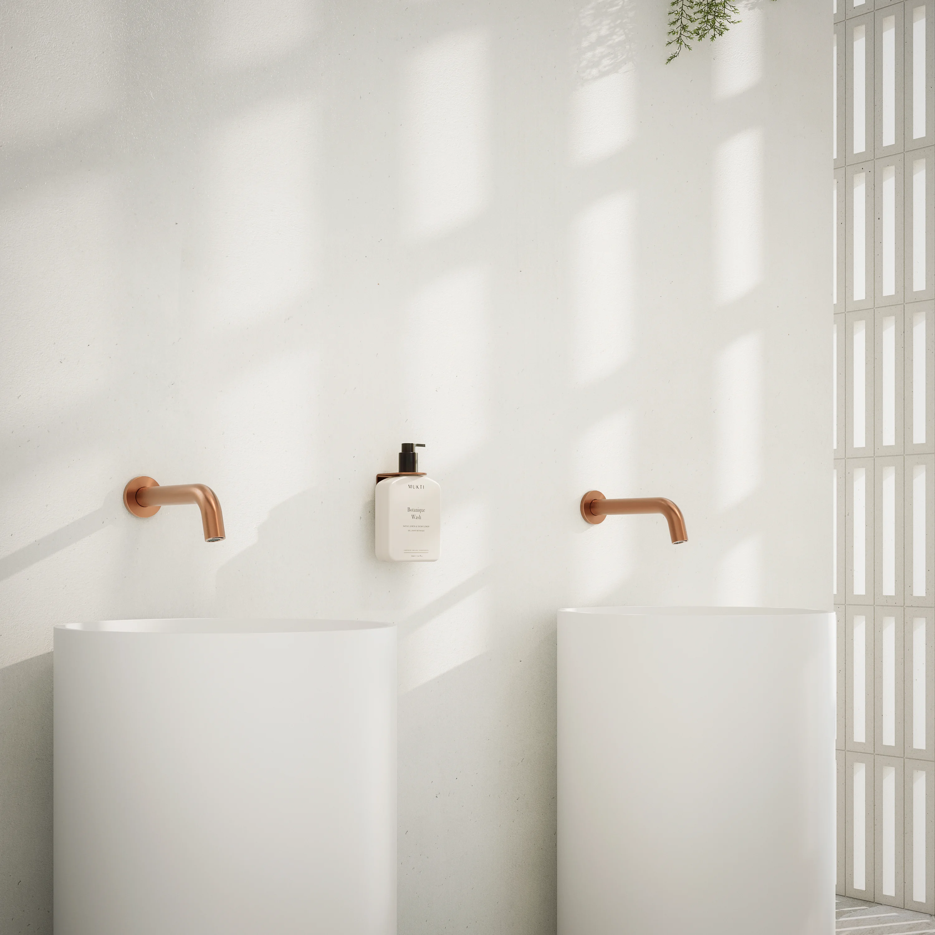 Sensor Wall Mounted Spout - Brushed Copper | ABI Interiors