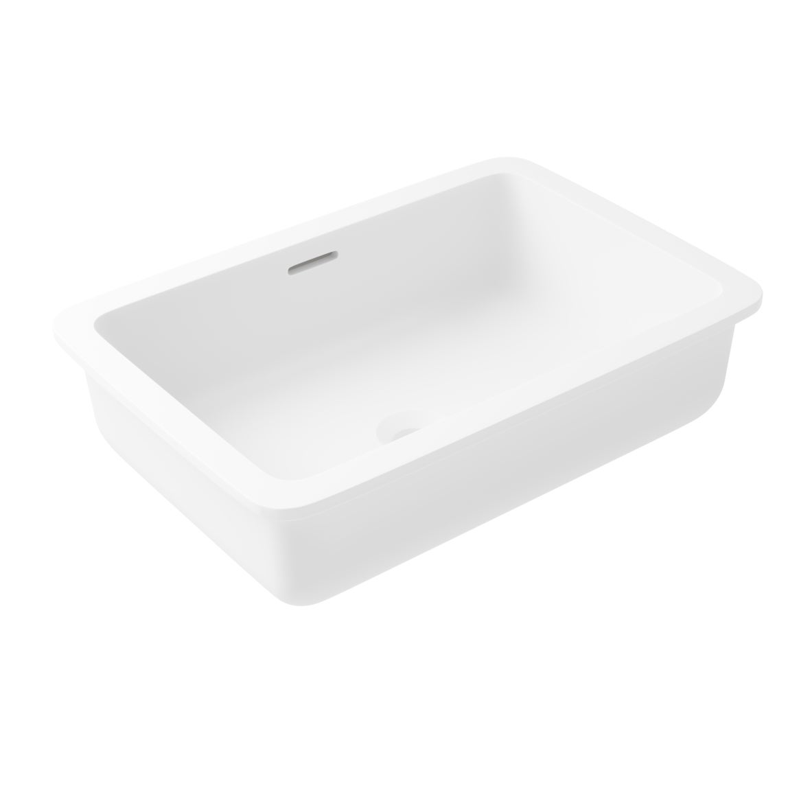 Zuri Rectangle Undercounter Basin 520mm (Large) - Matte White | ABI ...