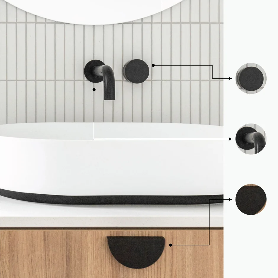 Font Drain - Matte Black | ABI Interiors