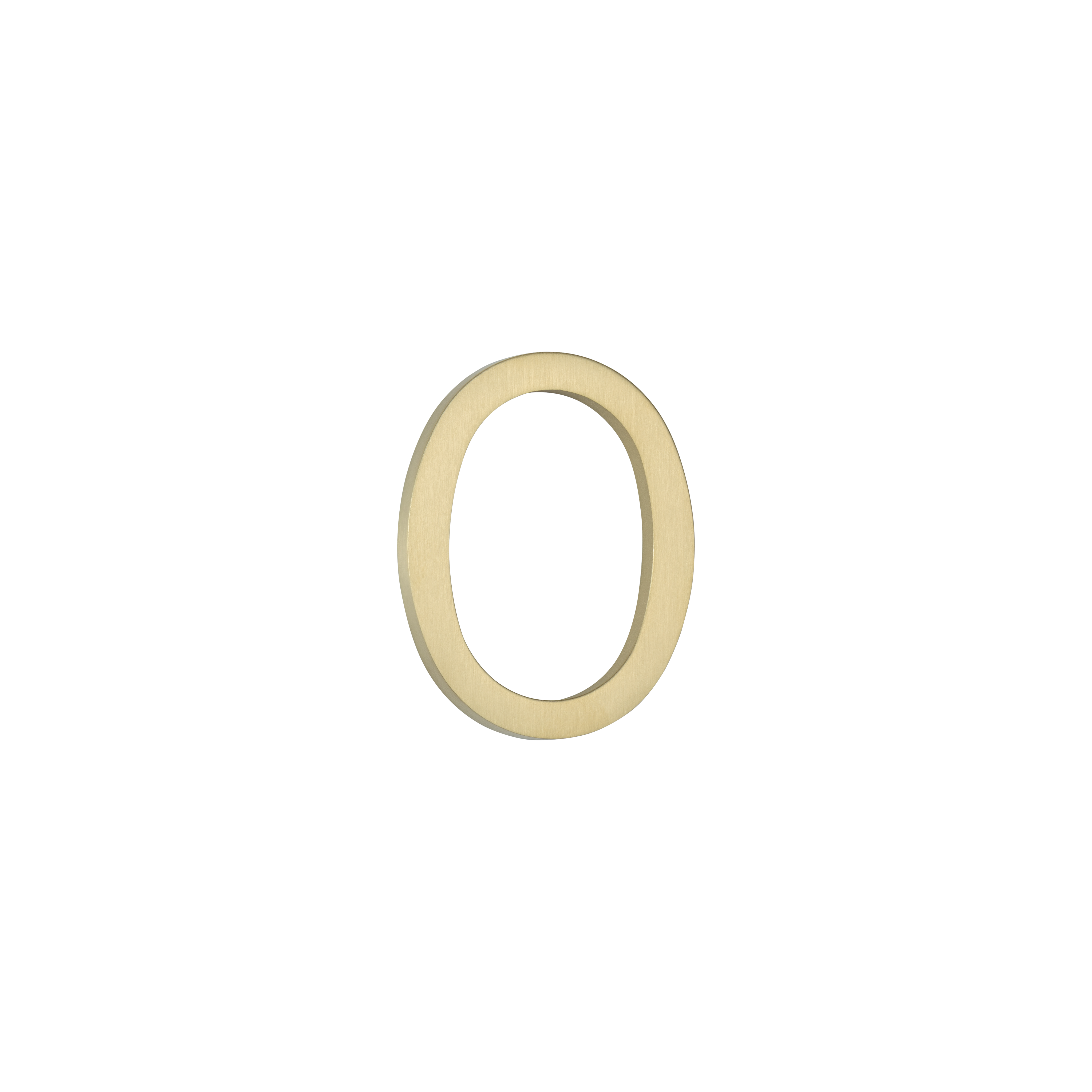 Numbering Brushed Brass Abi Interiors