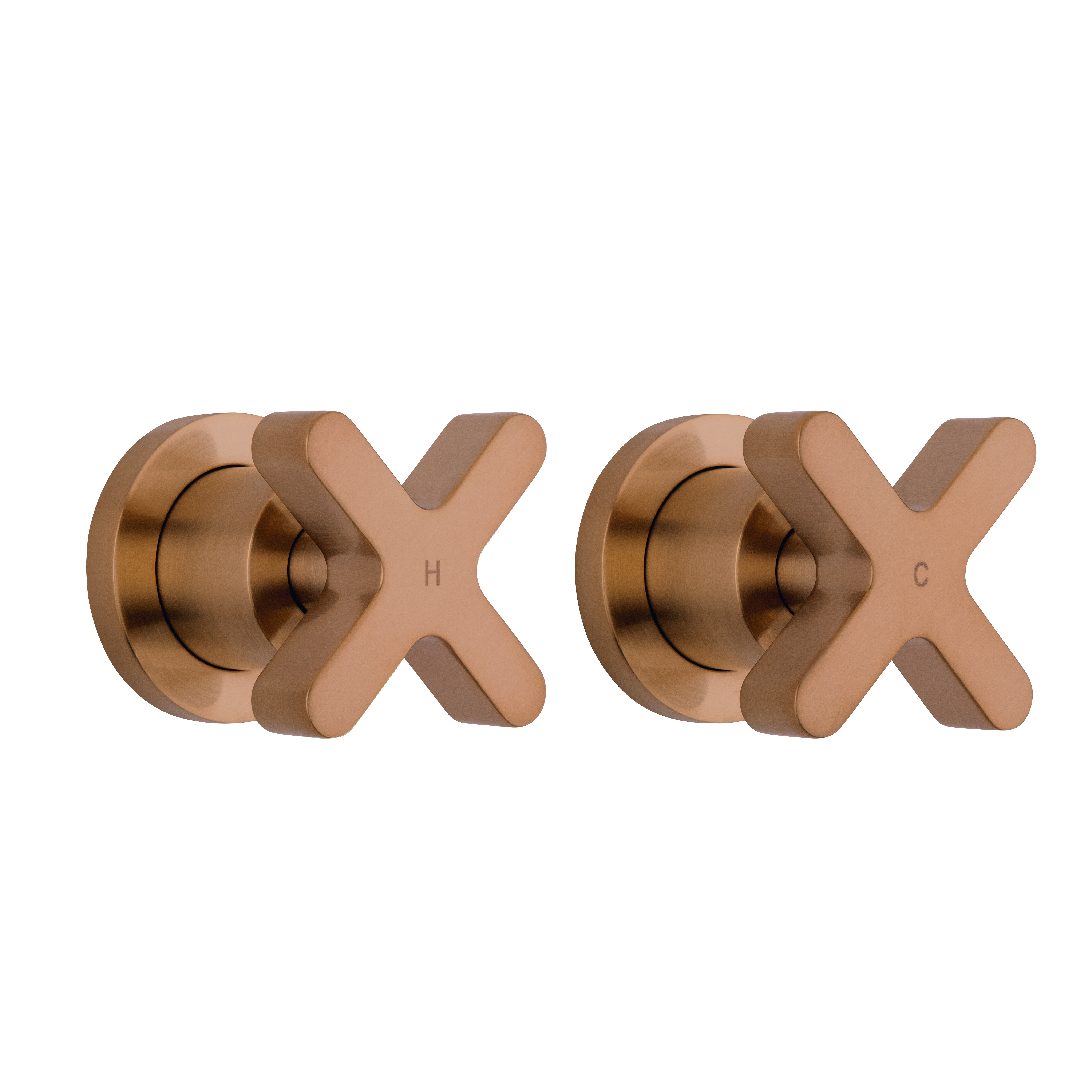 Cross Assembly Taps - Brushed Copper | ABI Interiors