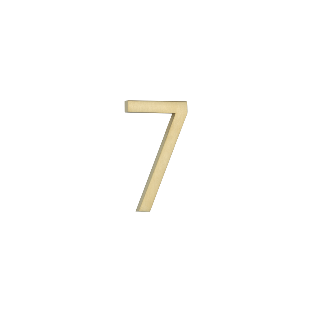 Numbering - Brushed Brass | ABI Interiors