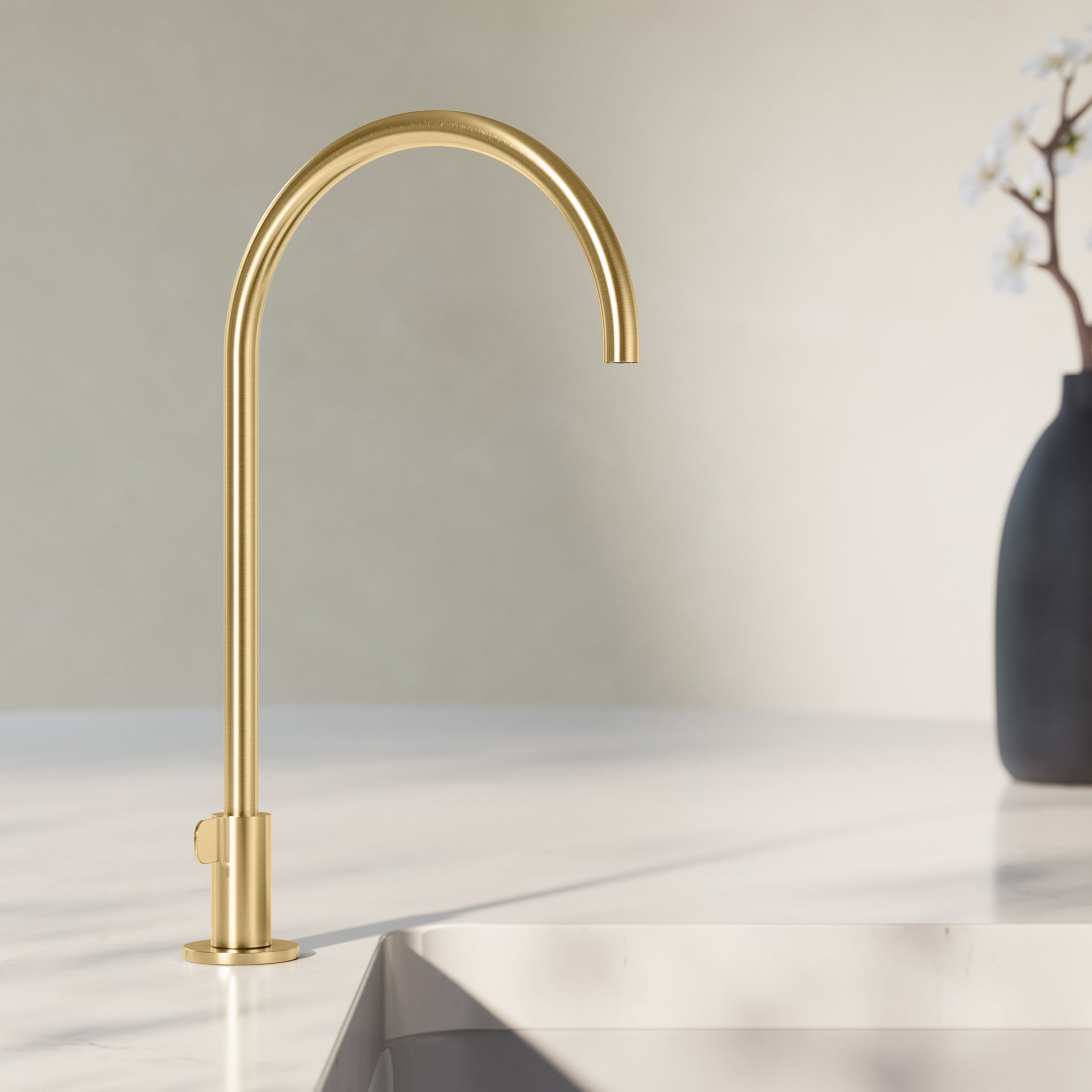 Mini Water Filter Tap - Brushed Brass | ABI Interiors