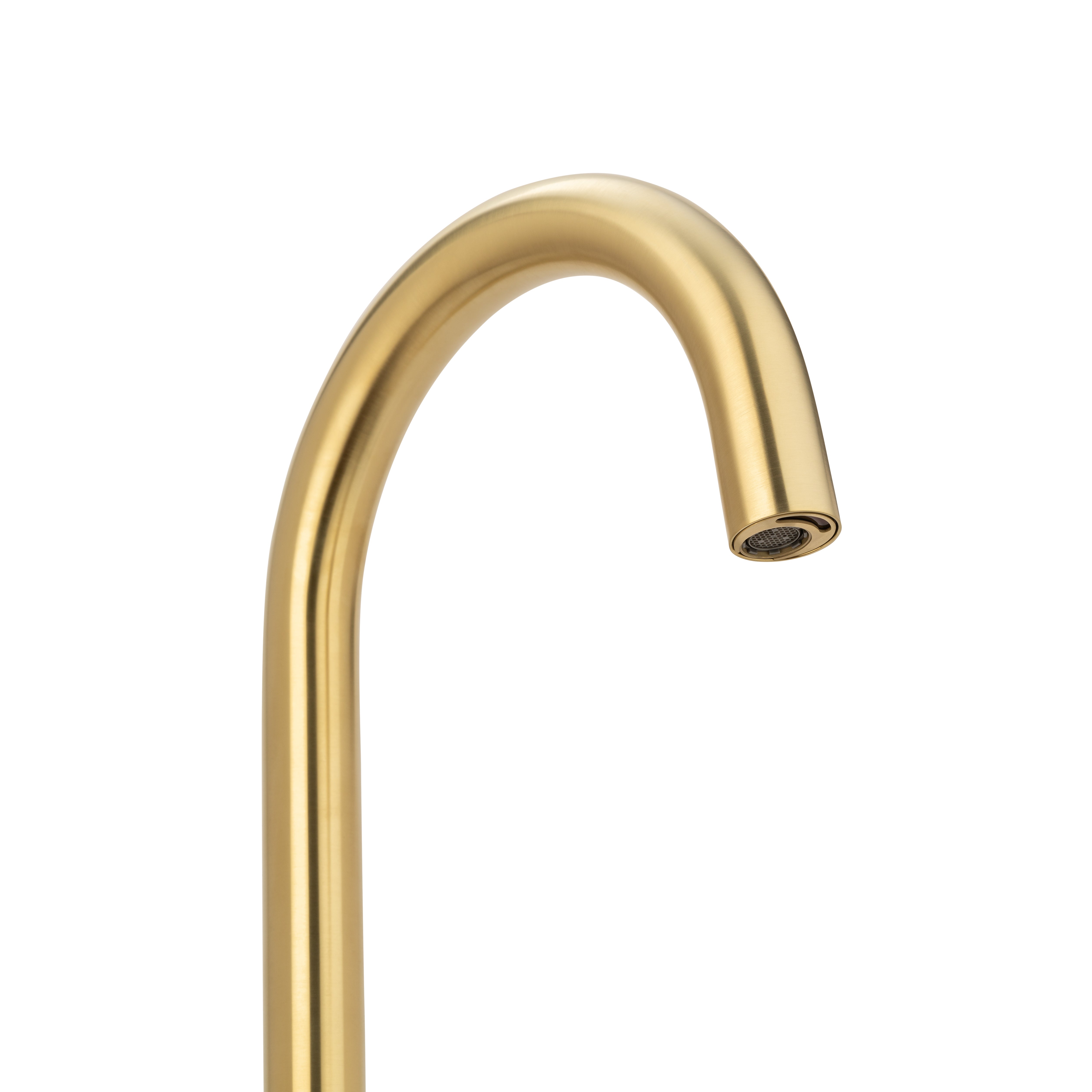 Sensor Gooseneck Hob Spout - Brushed Brass | ABI Interiors