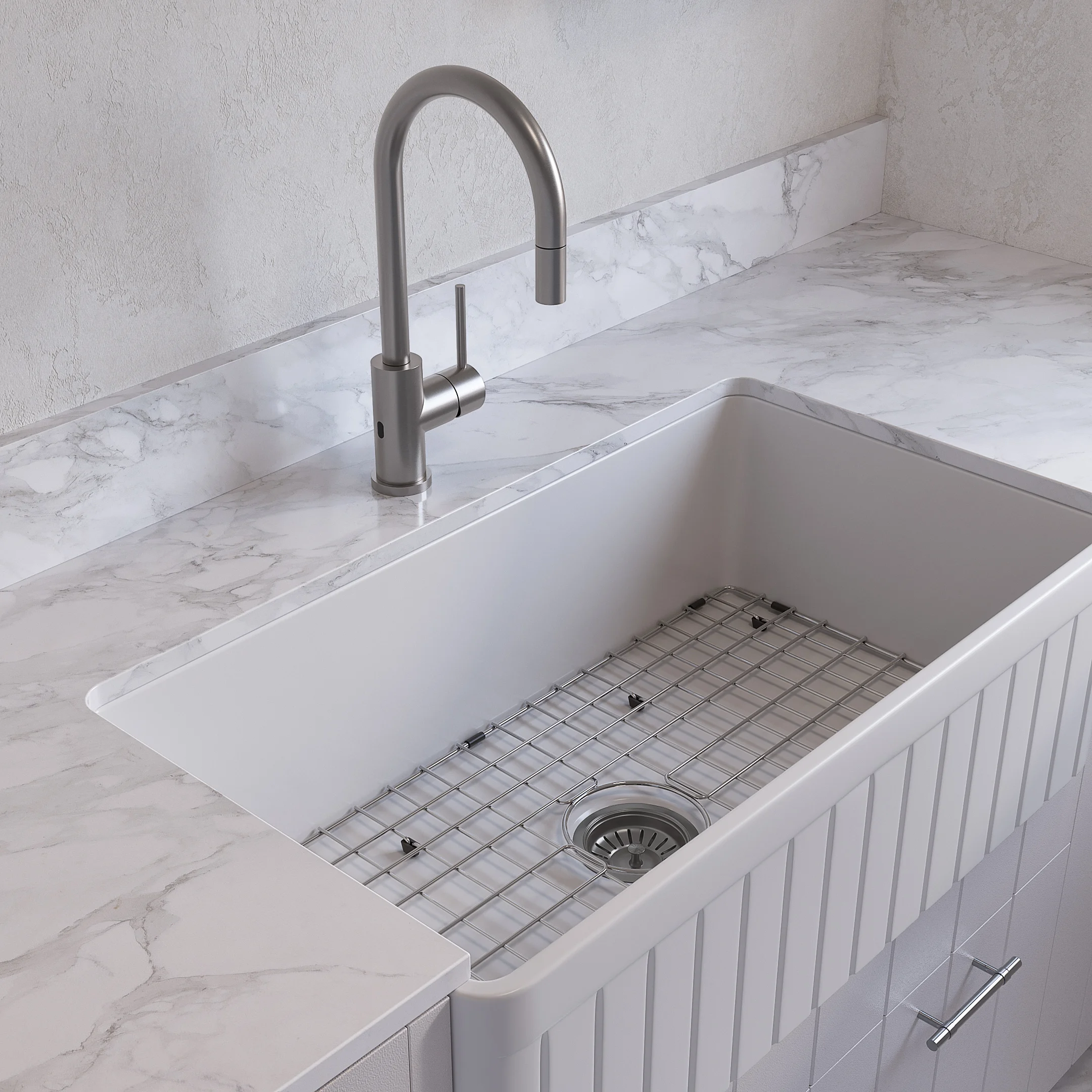 Hartley Single Sink Protector - Stainless Steel | (NZ) ABI Bathrooms ...