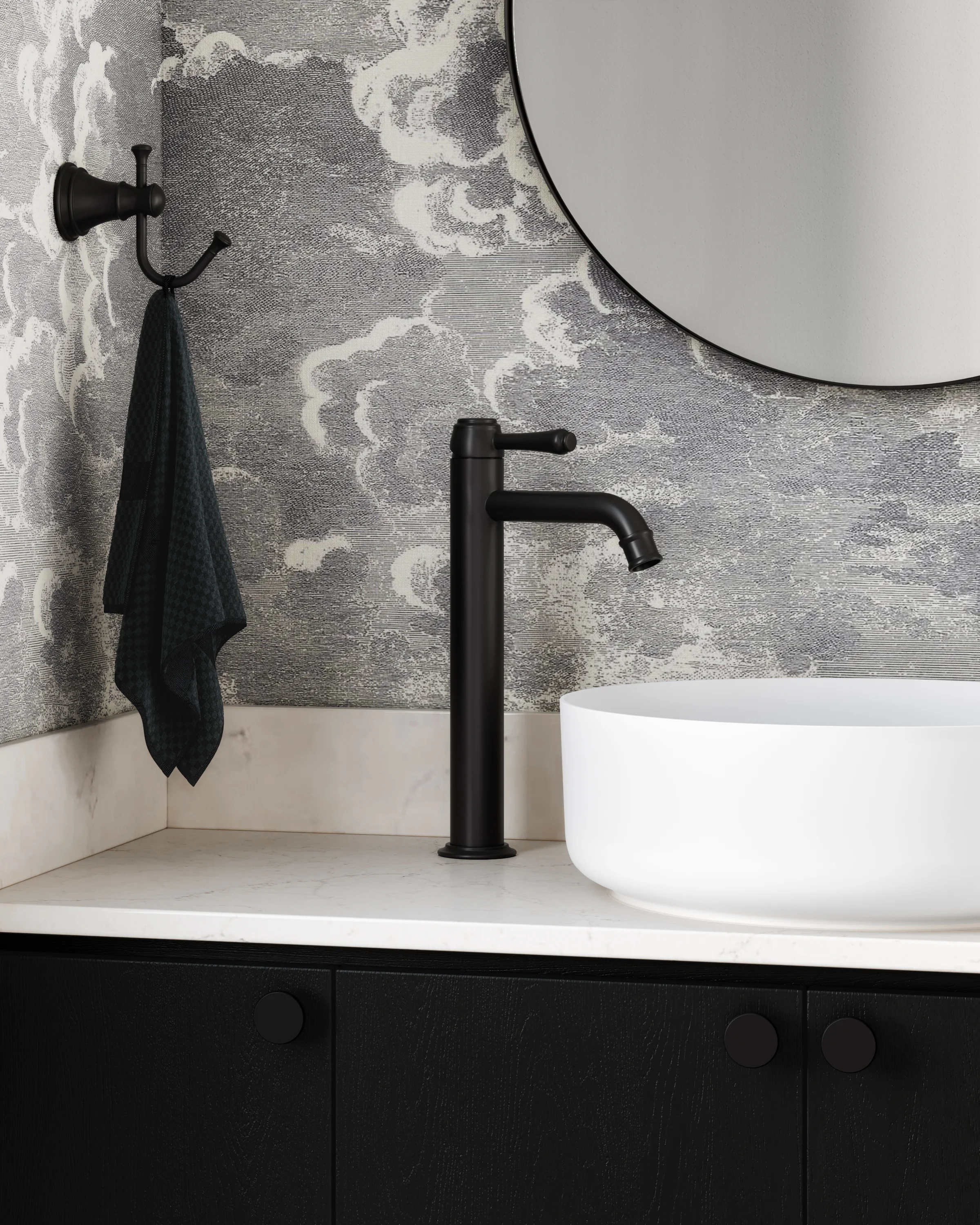 Kingsley Extended Basin Mixer - Matte Black | ABI Interiors