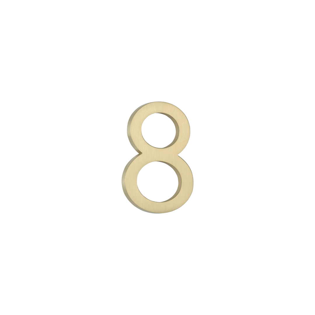 Numbering - Brushed Brass | ABI Interiors