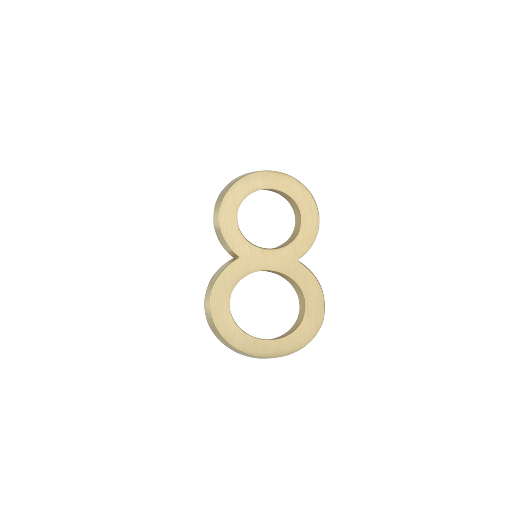 Numbering - Brushed Brass | ABI Interiors