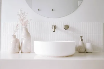 Milani Progressive Mixer & Spout Set - Brushed Nickel - ABI Interiors UK