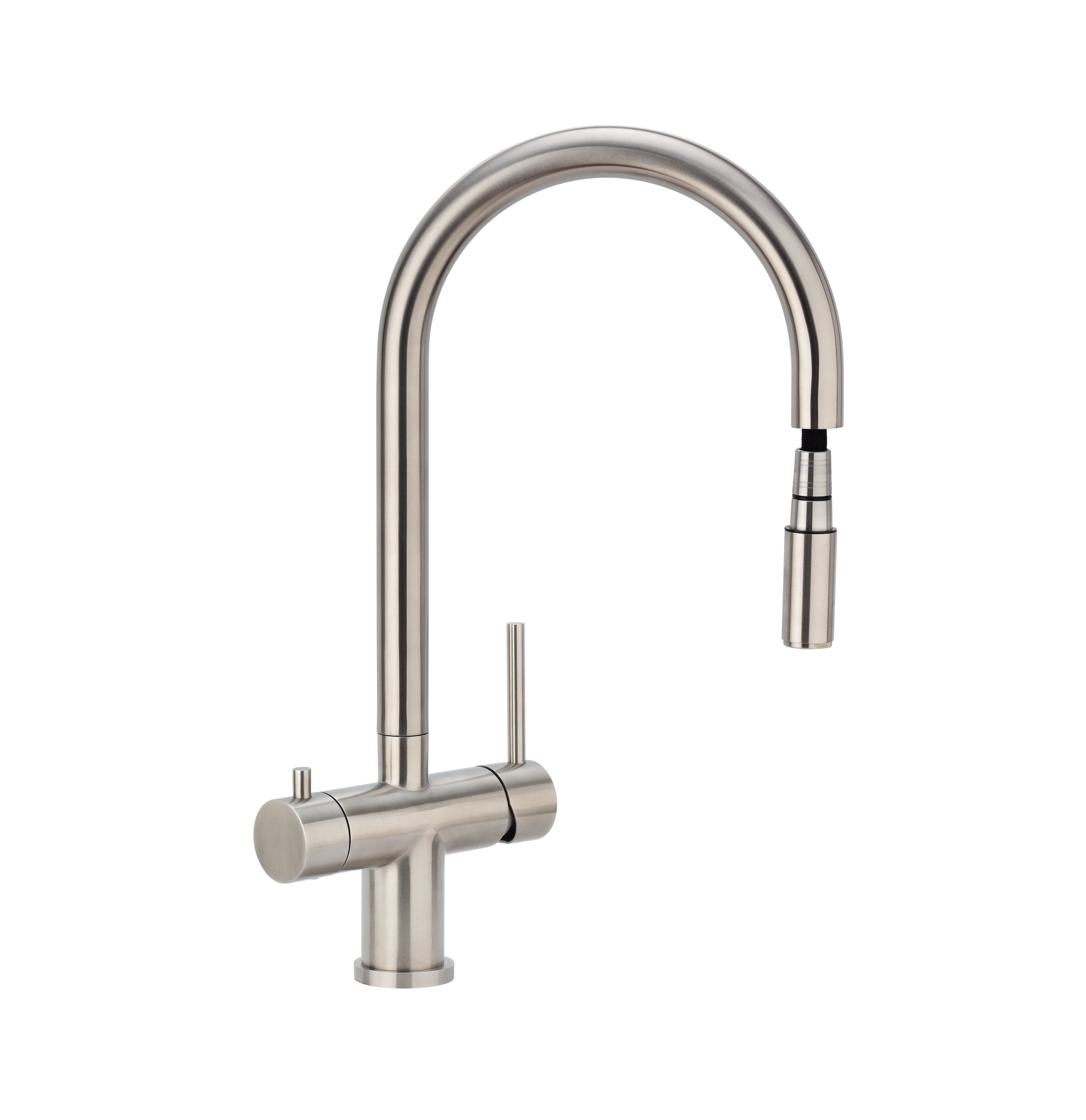 Elysian Commercial 3-Way Pull-Out Filter Tap - Stainless Steel | ABI ...