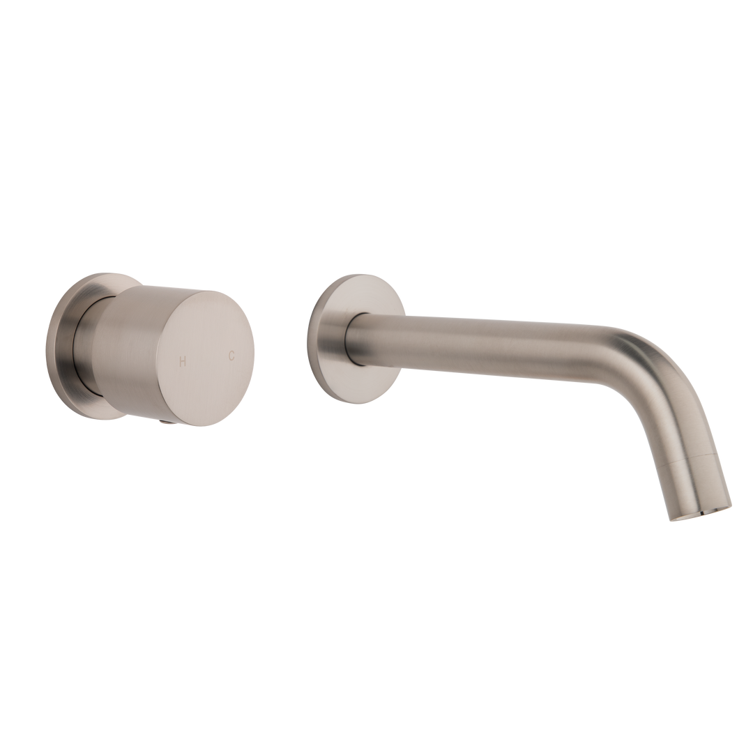 Milani Progressive Mixer & Spout Set - Brushed Nickel - ABI Interiors UK