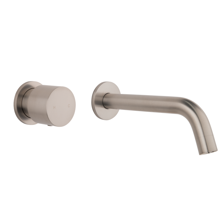 Milani Progressive Mixer & Spout Set - Brushed Nickel - ABI Interiors UK