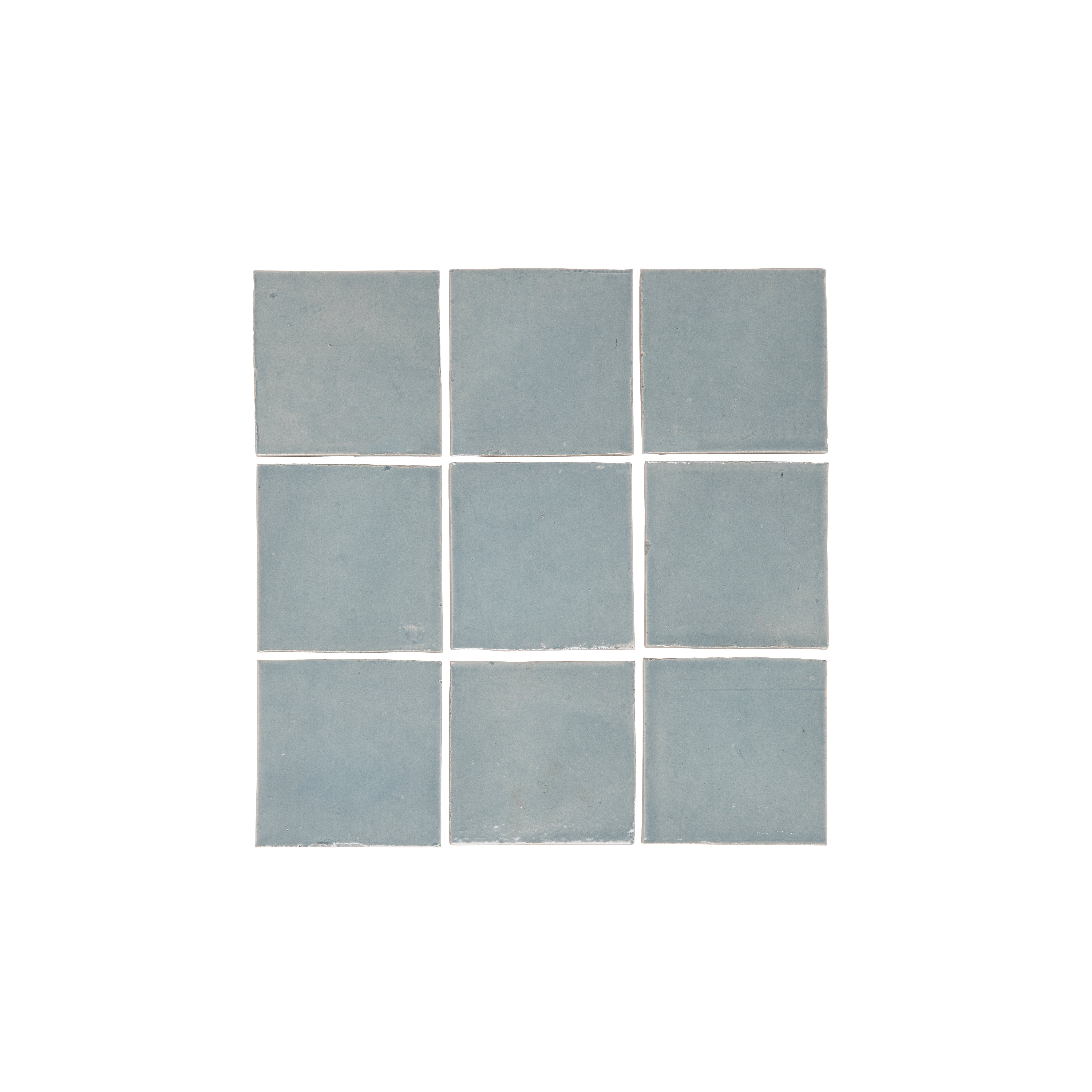 Rommani Handmade Zellige Square Tile - Powder Blue | ABI Interiors