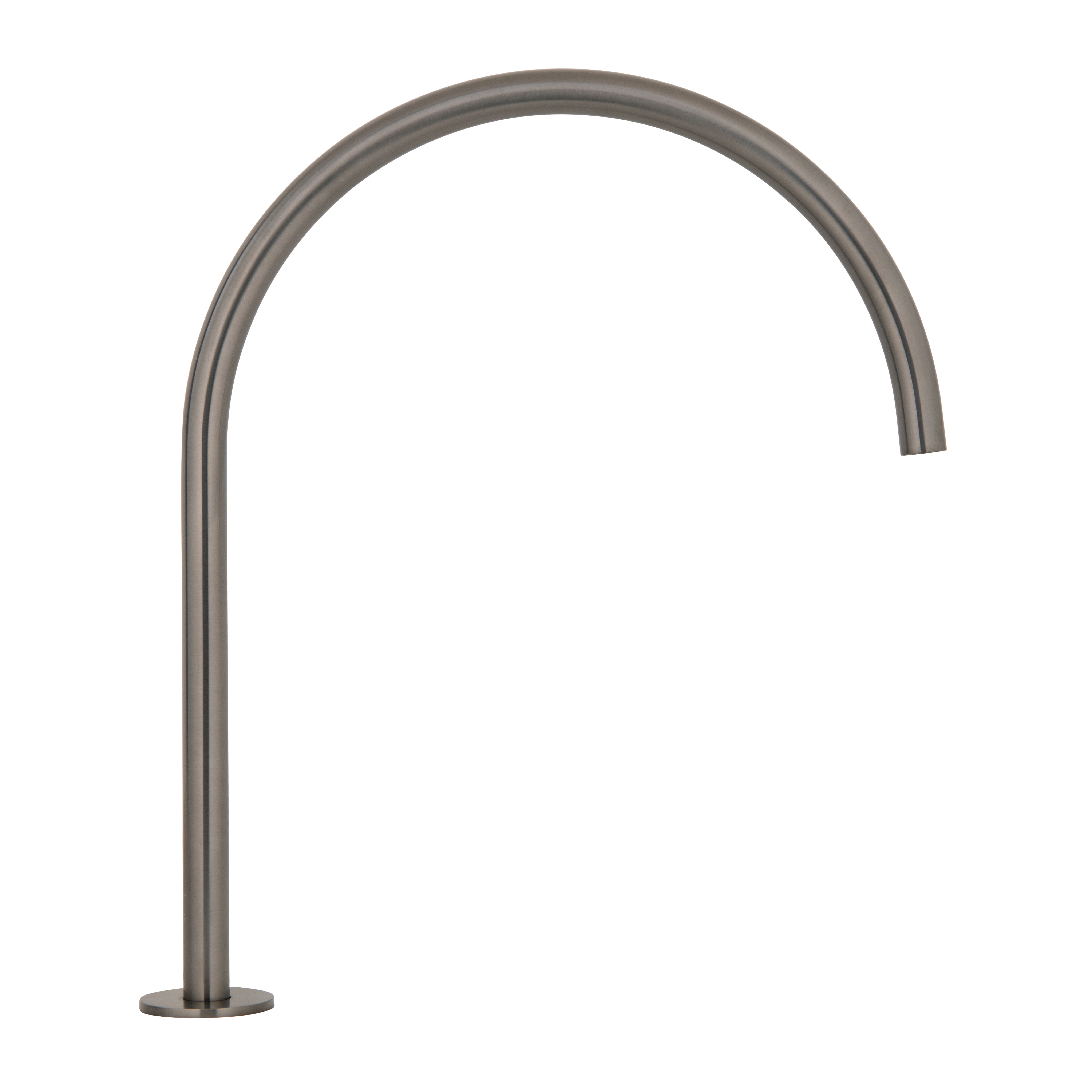 Thin Bench Mounted Spout - Brushed Gunmetal | ABI Interiors