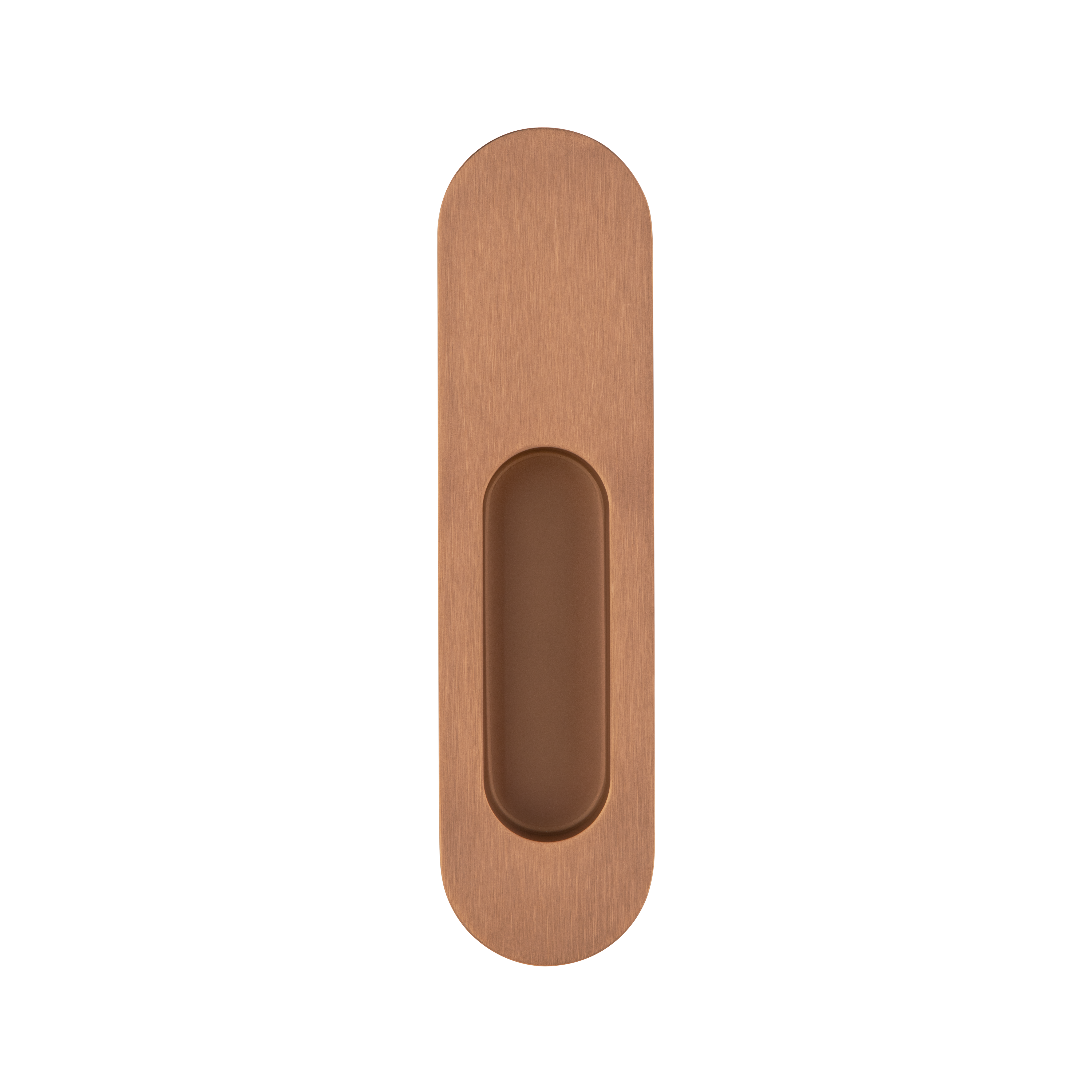 Leroy Sliding Door Dummy Pull - Brushed Copper | ABI Interiors