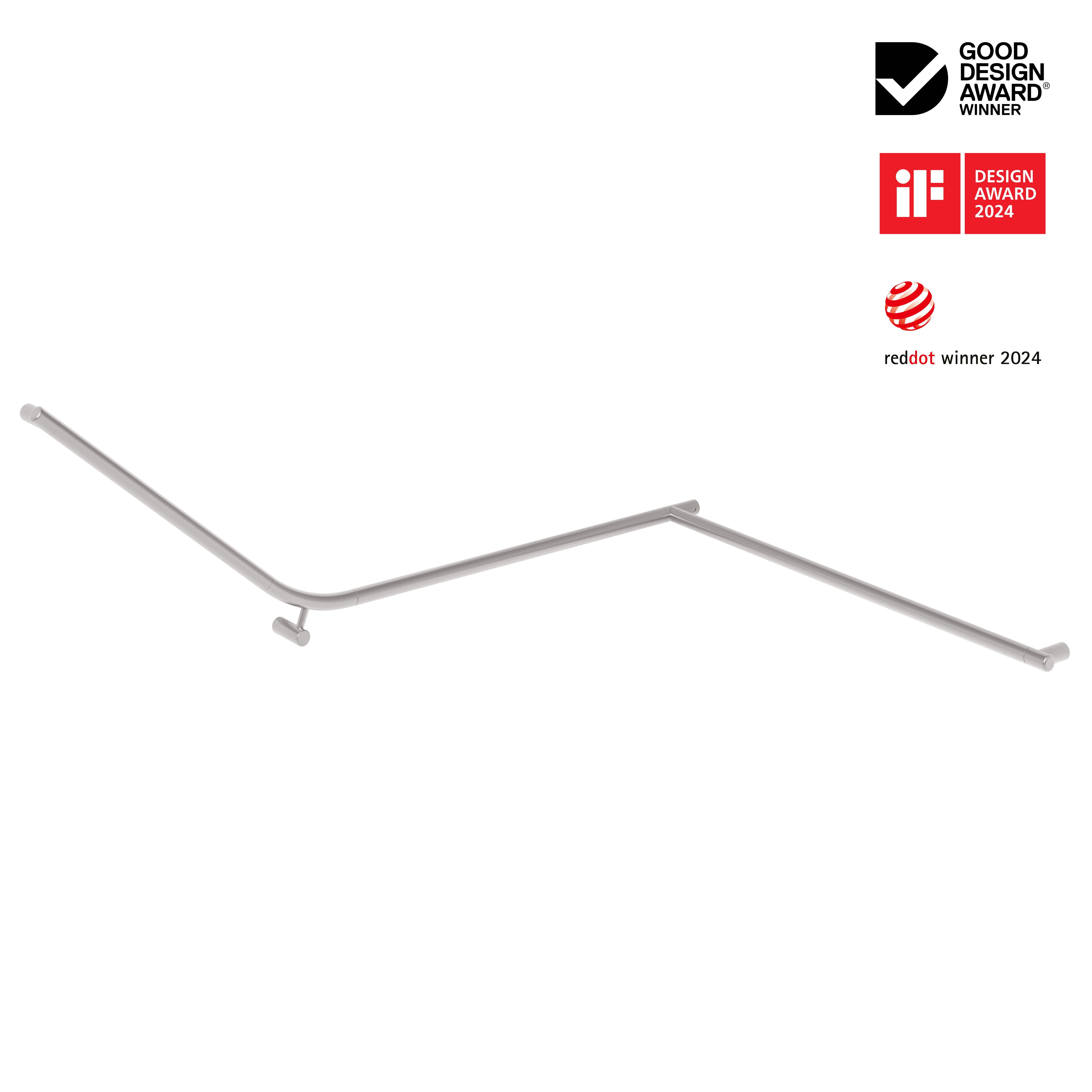 Aliro Accessible 140° Continuous Grab Rail - Stainless Steel | ABI ...