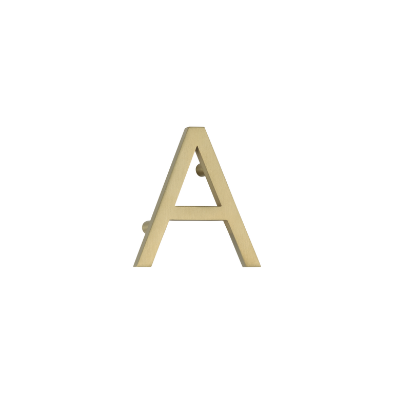 Lettering - Brushed Brass | ABI Interiors