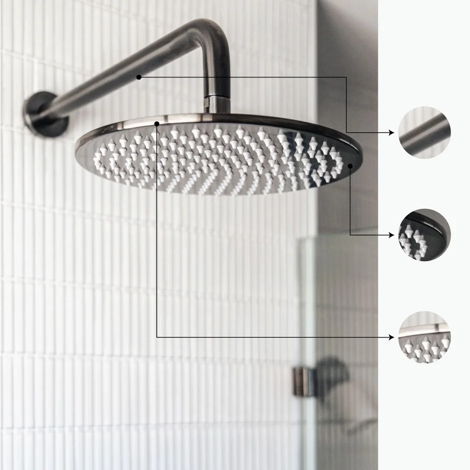 Aliro Rounded Rectangle Mirror 1000 x 625mm - Brushed Gunmetal - ABI ...