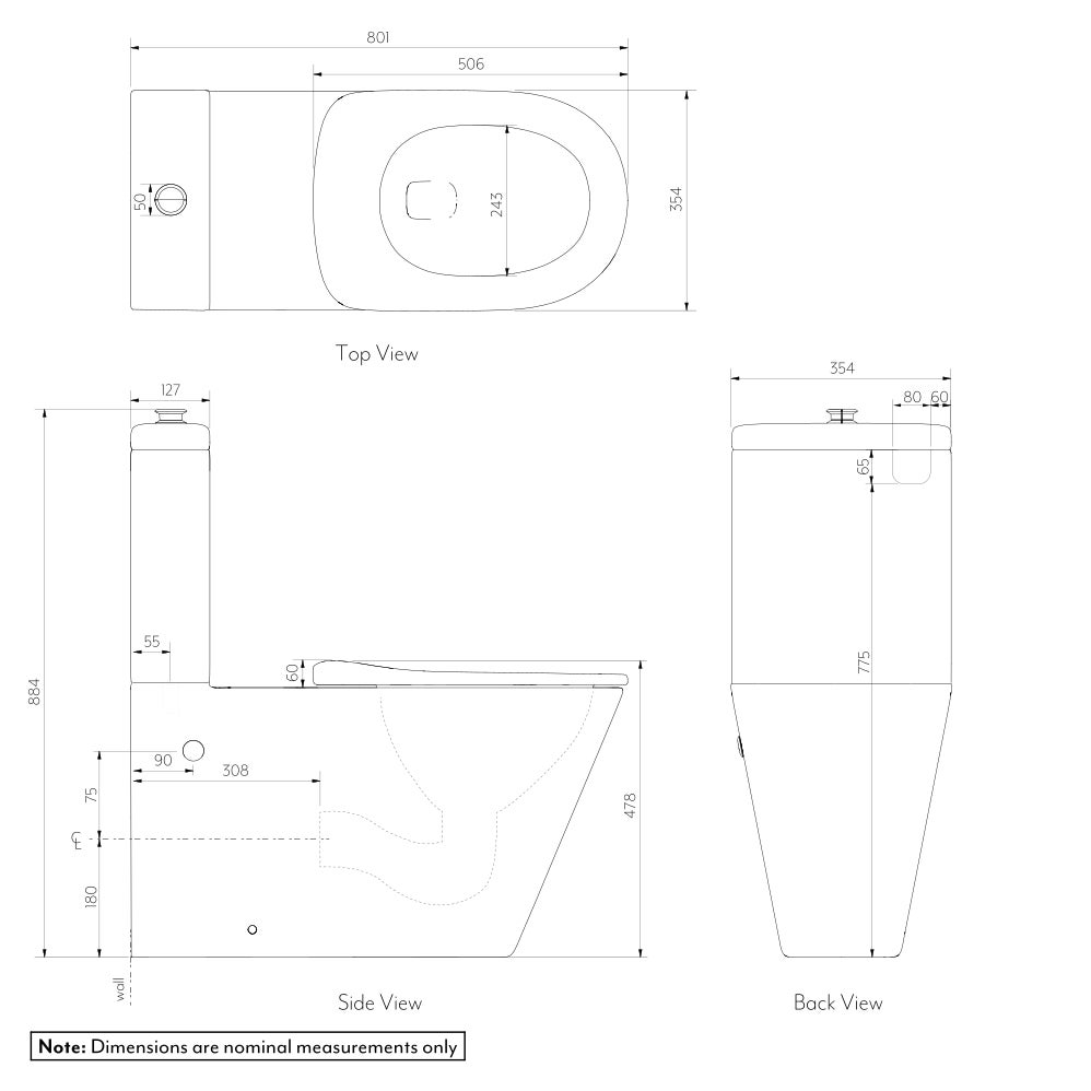 Aliro Accessible Back To Wall Toilet Suite | ABI Interiors