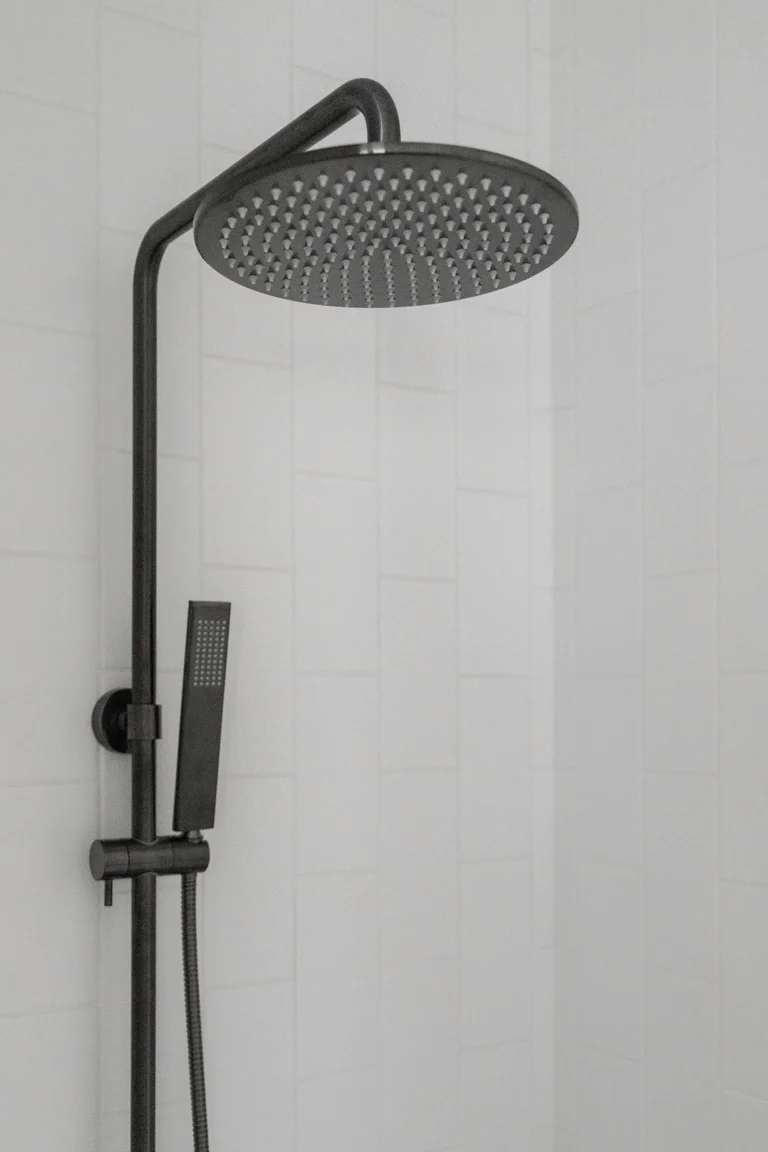 Finley Shower Rail Set - Brushed Gunmetal | (NZ) ABI Bathrooms & Interiors