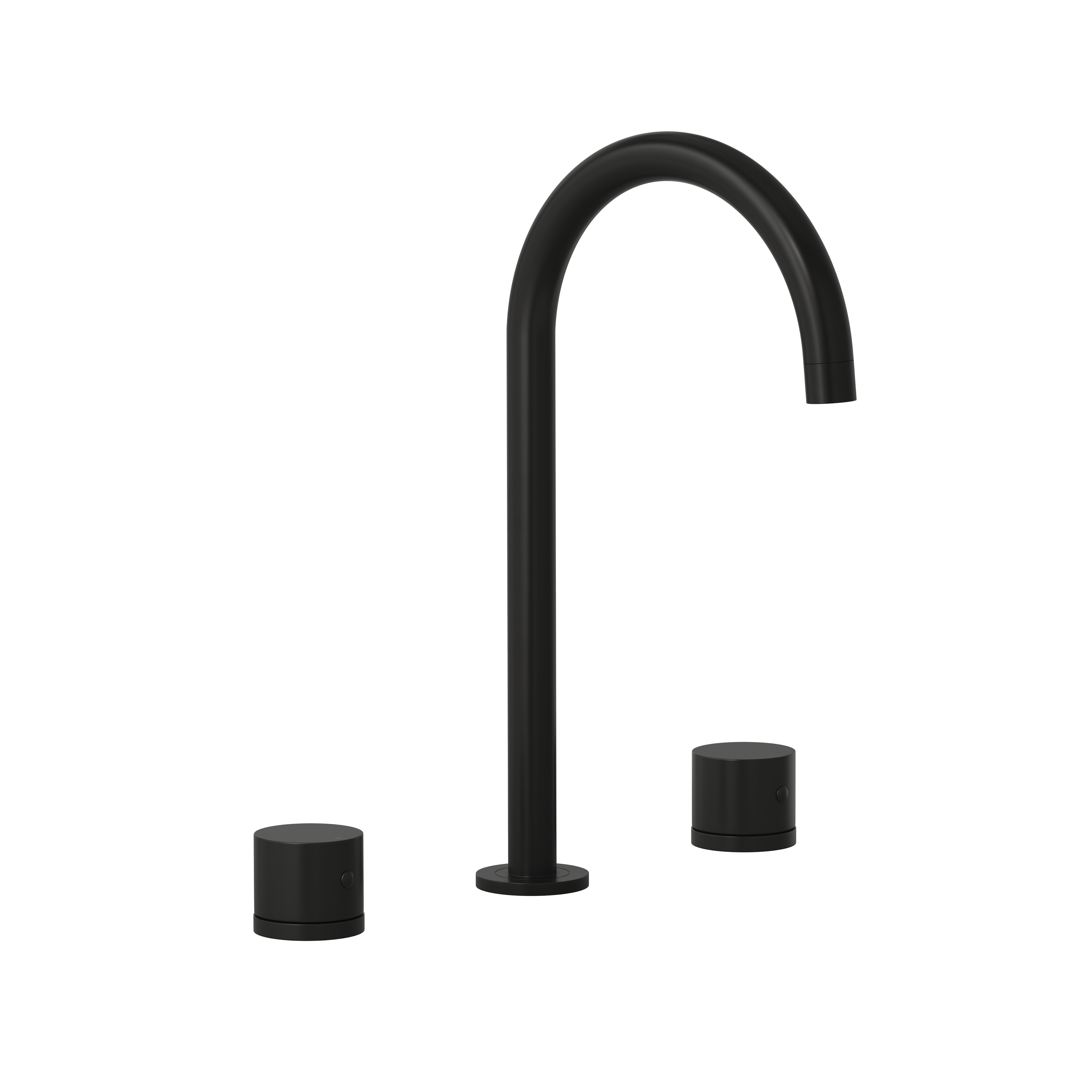 Milani Assembly Bench Mounted Set - Matte Black | ABI Interiors