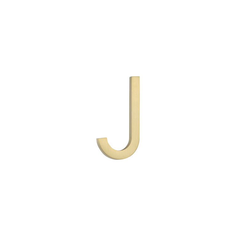 Lettering - Brushed Brass | ABI Interiors