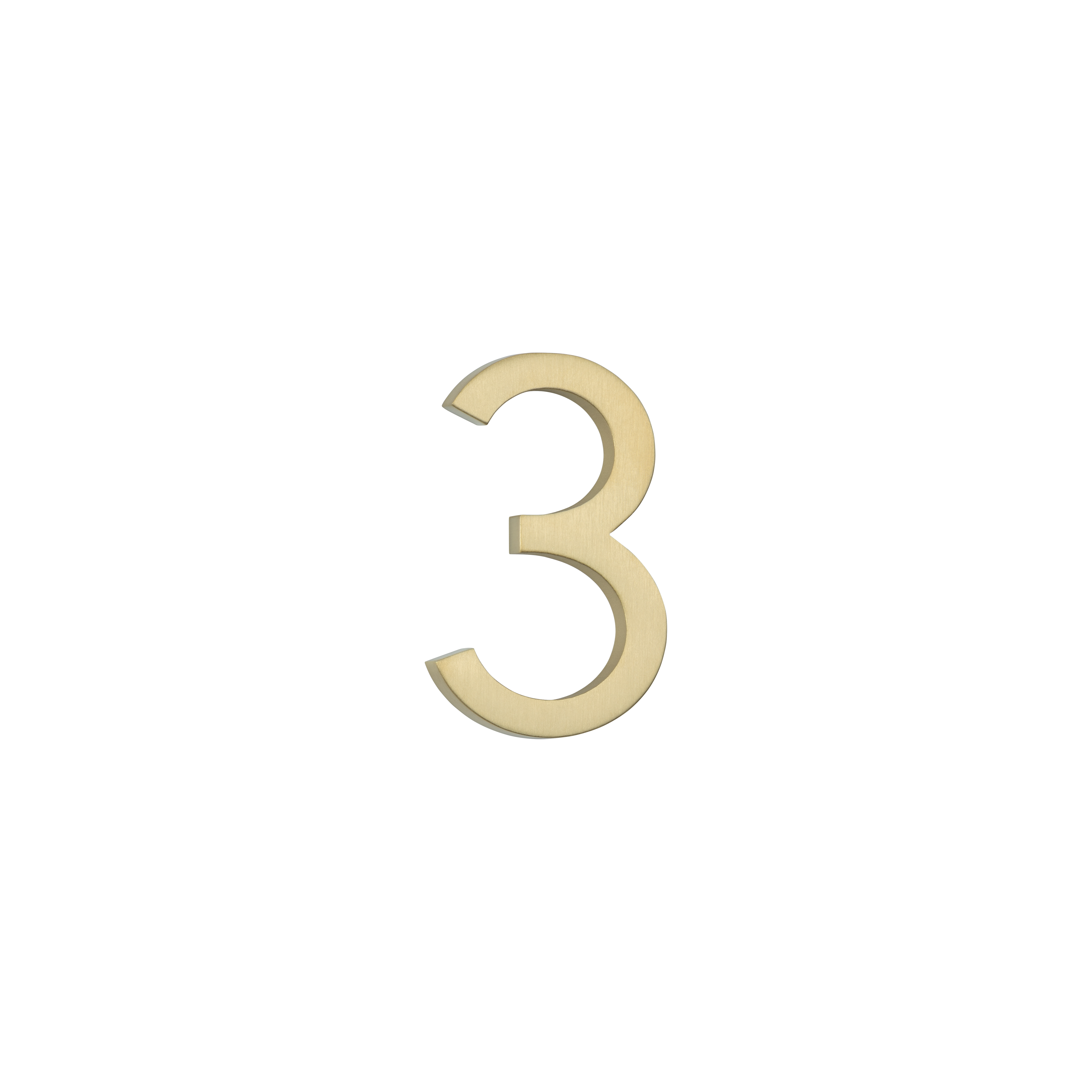Numbering - Brushed Brass | ABI Interiors