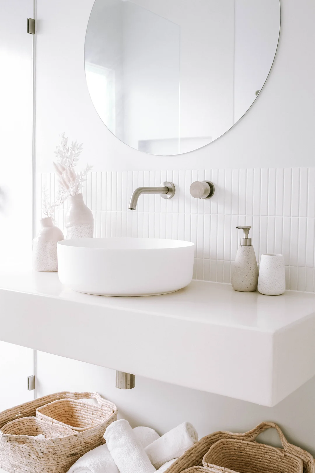 Milani Progressive Mixer & Spout Set - Brushed Nickel - ABI Interiors UK