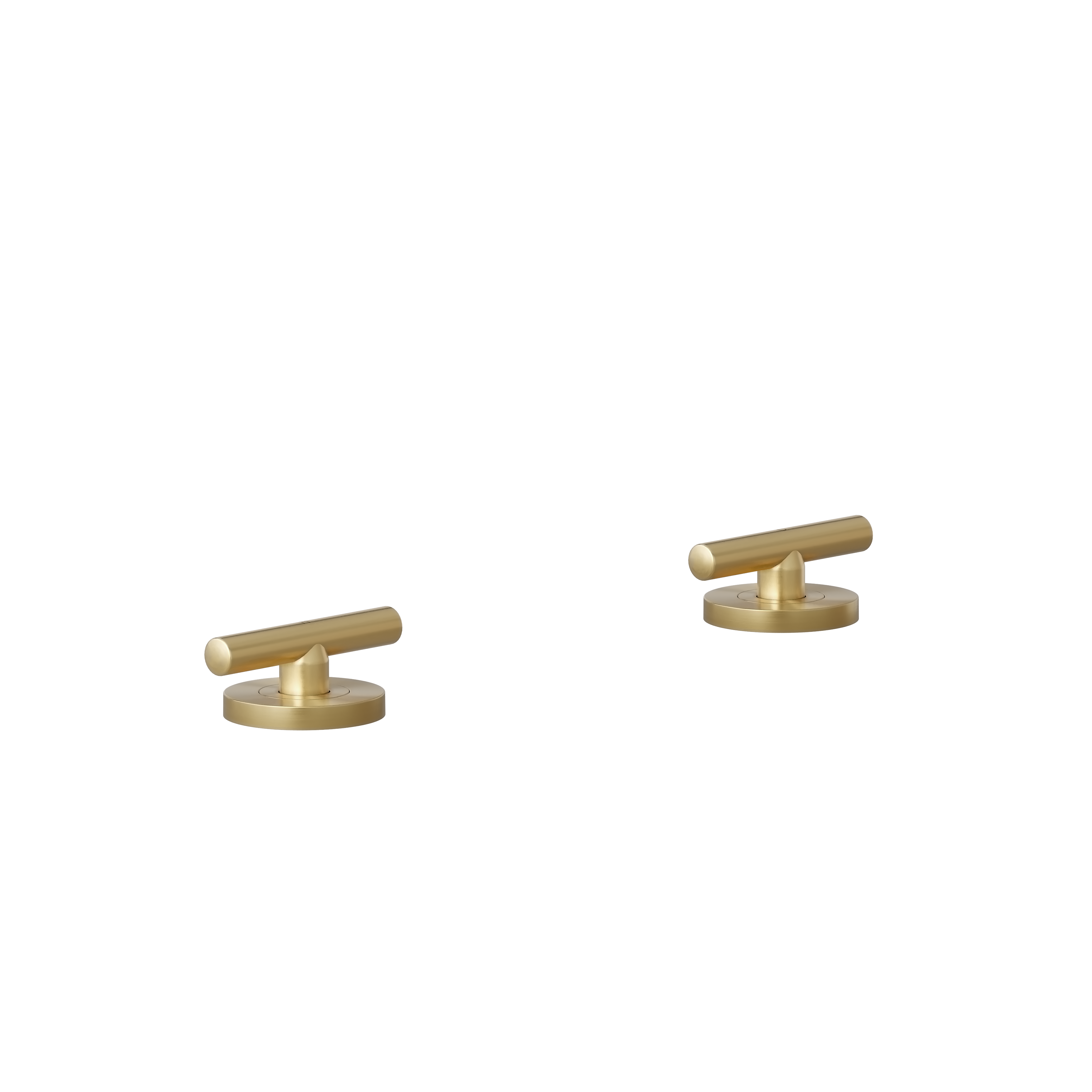 Barre Assembly Bench-Mounted Taps - Brushed Brass | (NZ) ABI Bathrooms ...