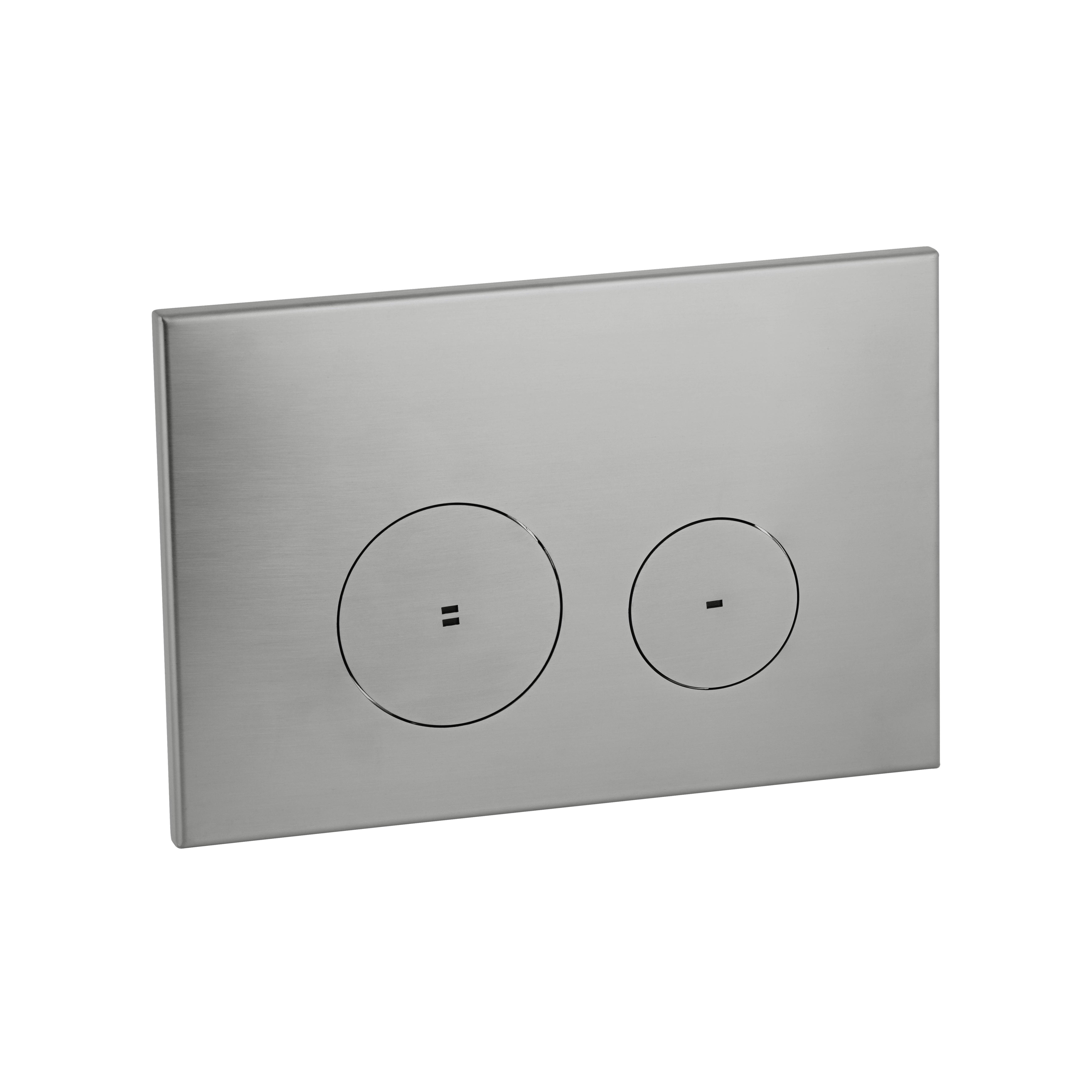Zaaha Toilet Button & In-Wall Cistern - Stainless Steel | ABI Interiors